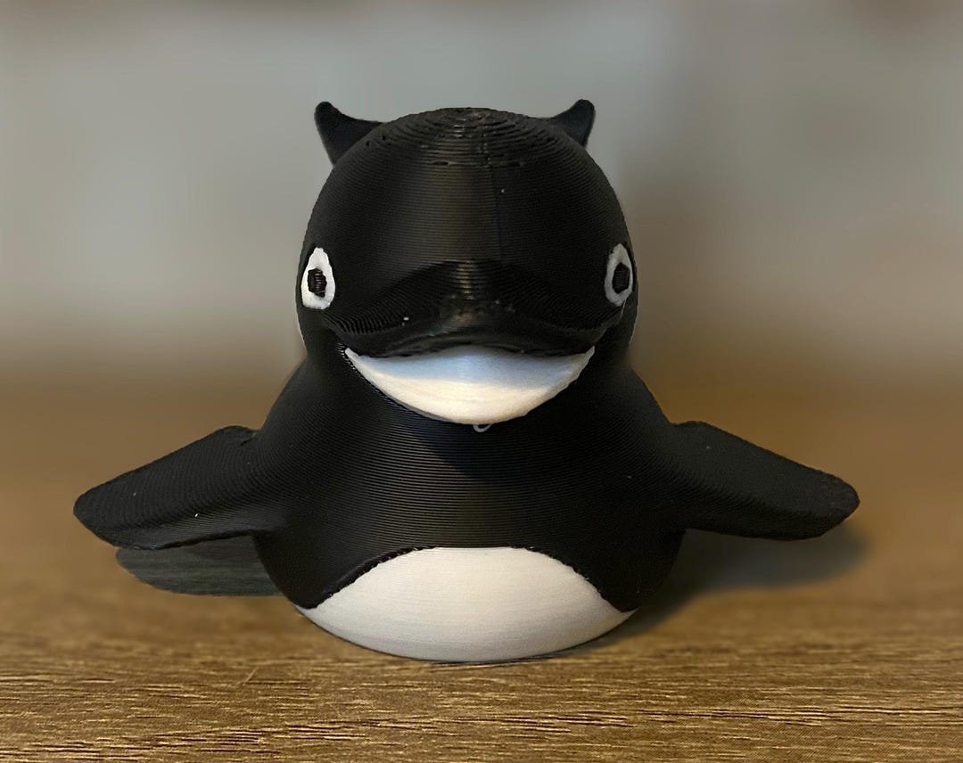 Orca Whale Duck - 3D Printed Figurine - Jeep Ducking Gift - Cruises ...