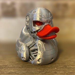 The Duckinator - 3D Printed Figurine - Car Dashboard Decor - Ducking ...