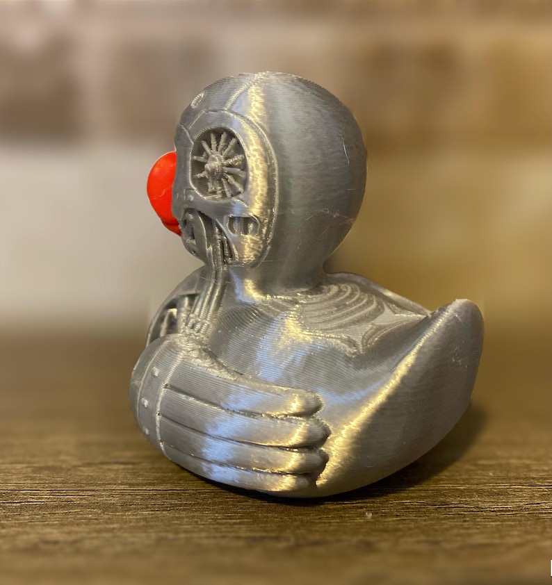 The Duckinator - 3D Printed Figurine - Car Dashboard Decor - Ducking ...
