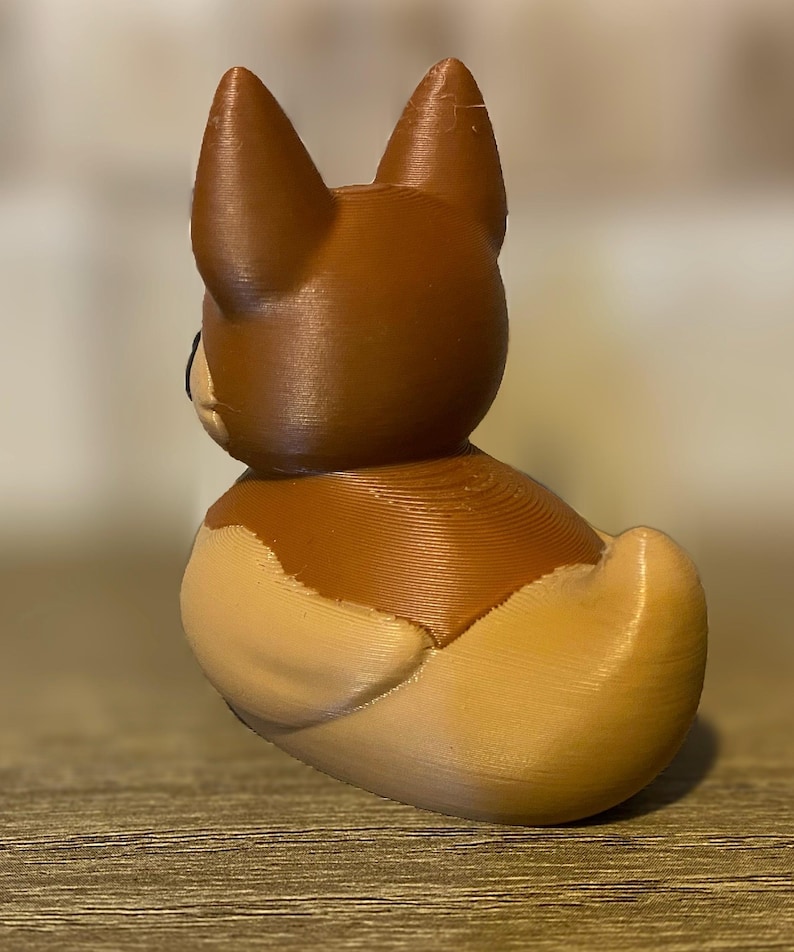 German Shepherd Duck- 3D Printed Figurine - Ducking Gift - Cruises ...