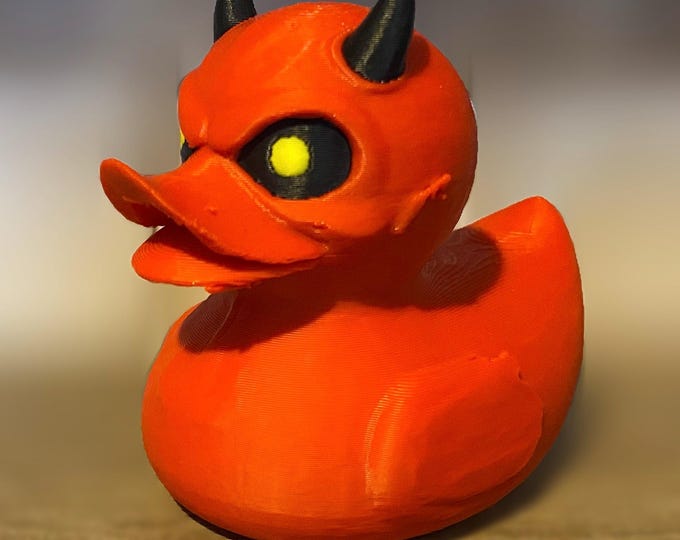 Glow in the Dark Devil Duck Shoe Charms INDIVIDUAL - Etsy
