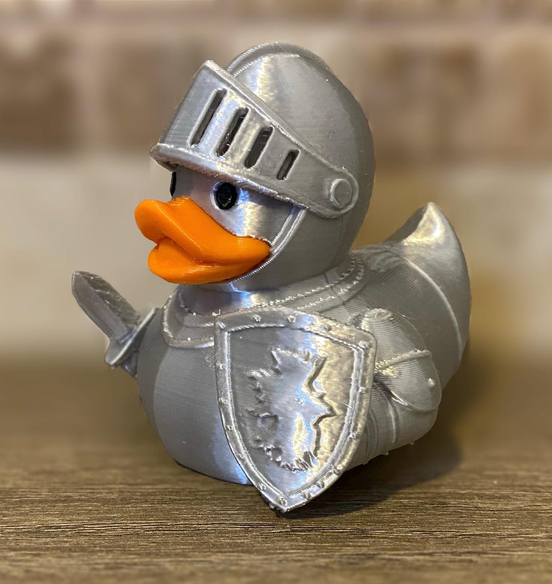 Armored Knight Duck- 3D Printed Figurine - Jeep Ducking Gift - Cruises ...