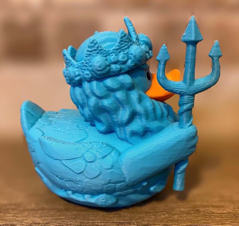Poseidon Duck - 3D Printed Figurine - Jeep Ducking Gift - Cruises - Etsy