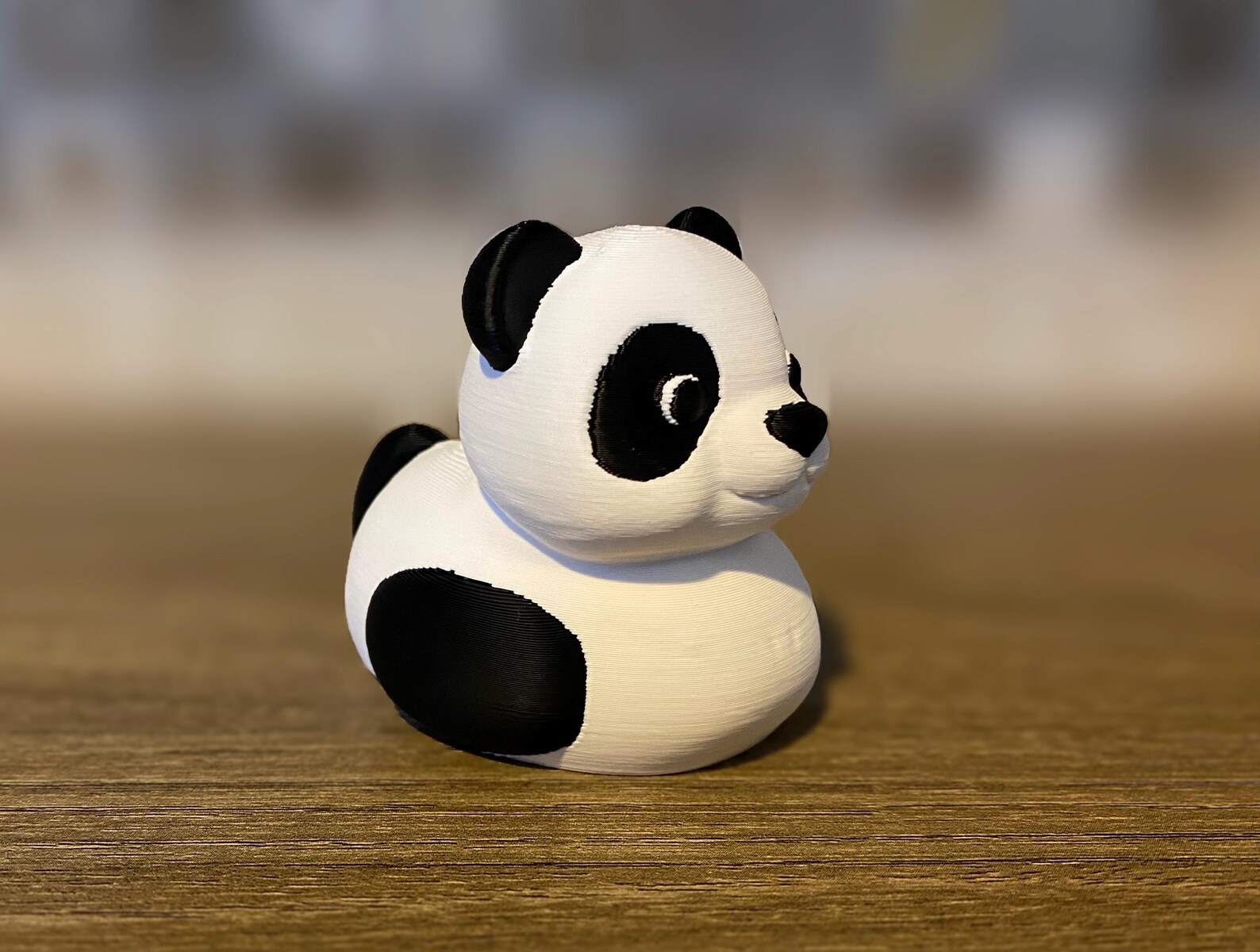 Panda Bear Duck - 3D Printed Figurine - Jeep Ducking Gift - Cruises ...