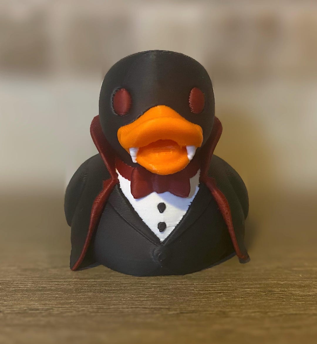 Dracula Duck - 3D Printed Figurine - Jeep Ducking Gift - Cruises ...