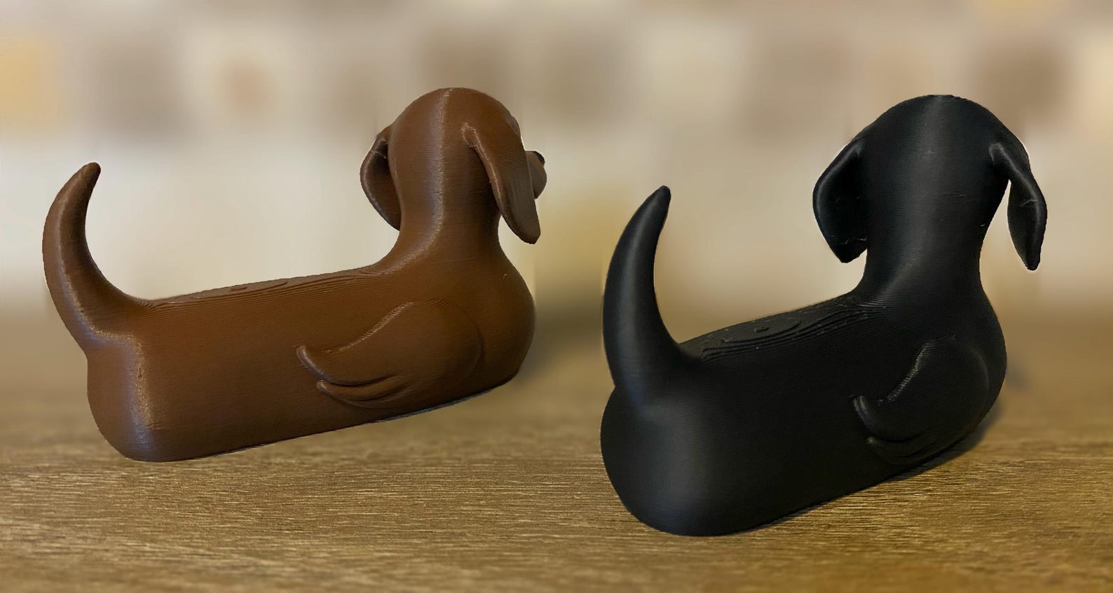 Dachshund Duck - 3D Printed Figurine - Car Dashboard Decor - Ducking ...