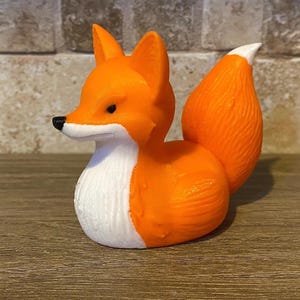 Fox Duck- 3D Printed Figurine - Ducking Gift - Collectibles - Cruises ...