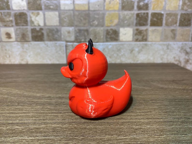 Devil Duck- 3D Printed Figurine - Jeep Ducking Gift - Cruises ...