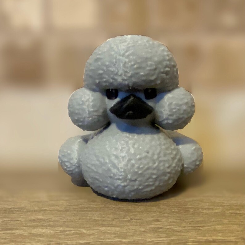 Poodle Duck - 3D Printed Figurine - Car Dashboard Decor - Ducking Gift ...