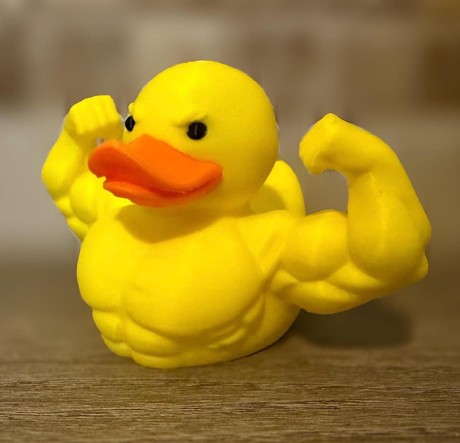 Muscle Body Builder Duck - Gym - 3D Printed Figurine - Jeep Ducking ...