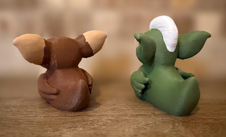 Cute Fuzy Duck and Evil Duck- 3D Printed - Jeep Ducking Gift - Cruises ...