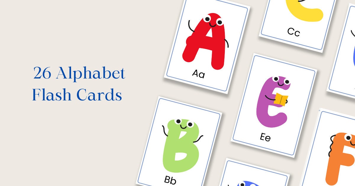 158 Educational Flashcards, SET 1: colors, Shapes, Directions, Alphabet ...