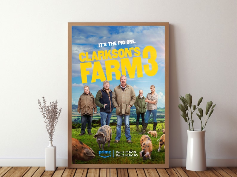 Clarkson's Farm Season 3 Movie Posters-wall Art-room Decor Wall Art ...