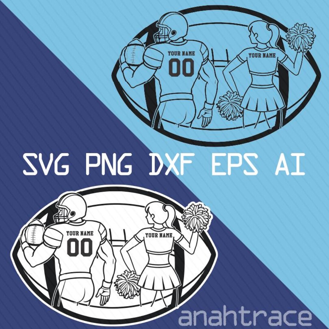 Football Players Svg, Cheerleader Svg, Football Team, Football Season ...