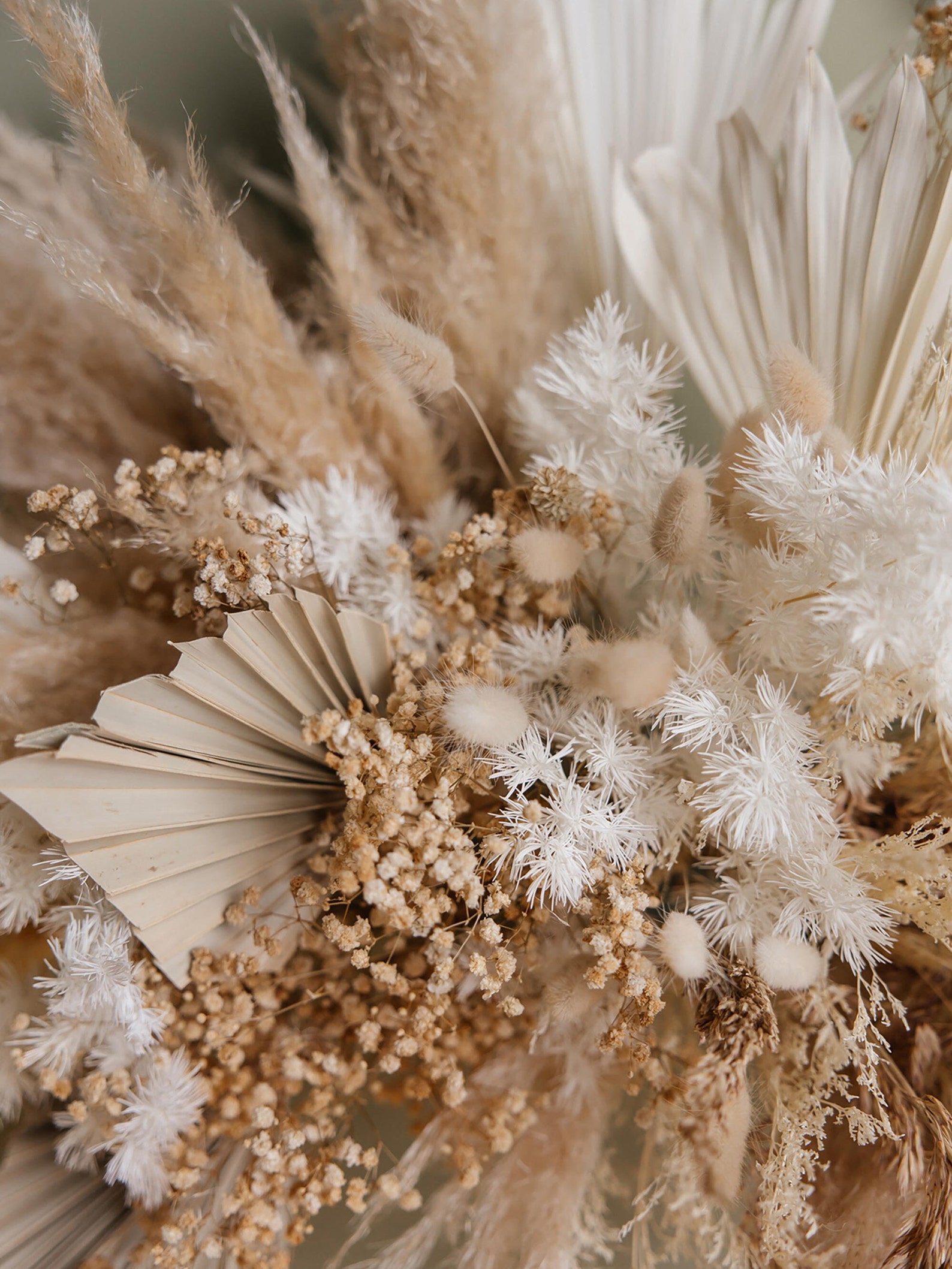 DIY Dried Flowers Installation Medium | Boho Wall Art | Palm Leaves ...