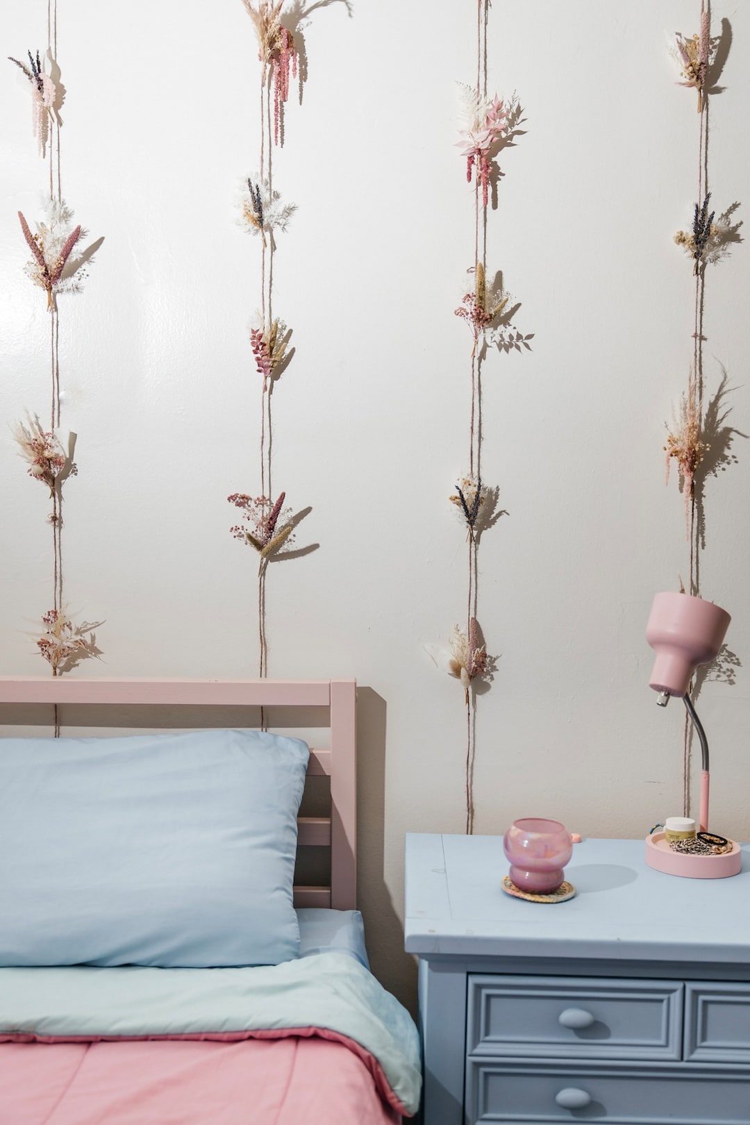 Hanging Strings of Dried Flowers for Wall Decor - Etsy