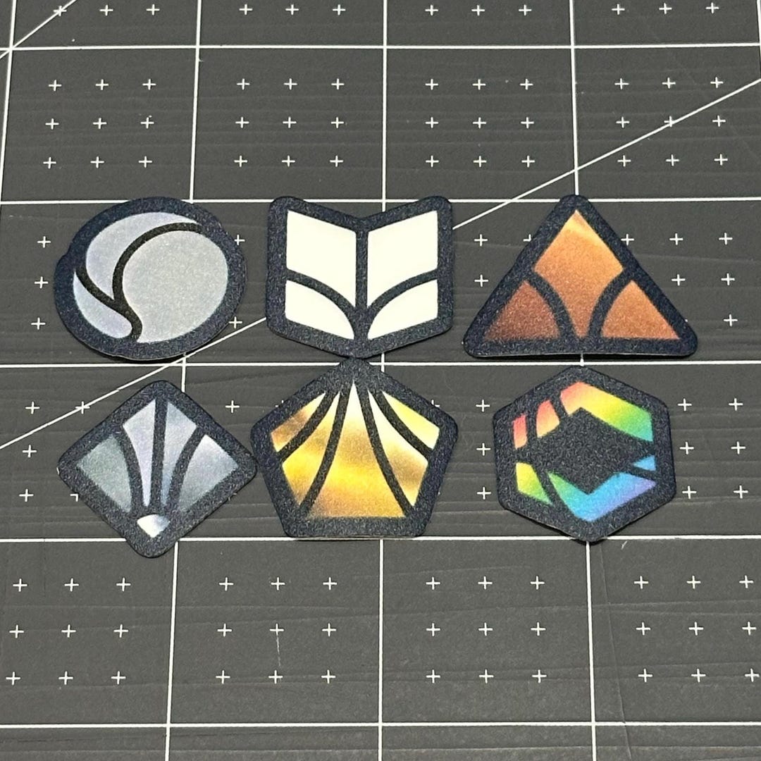 Lorcana Rarity Set Decals |stickers | Common Uncommon Rare Super Rare ...