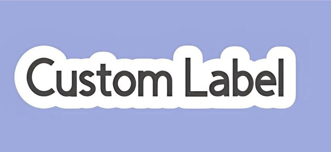 Custom Label-style Vinyl Decal | Sticker | Gift | Great for Trade ...