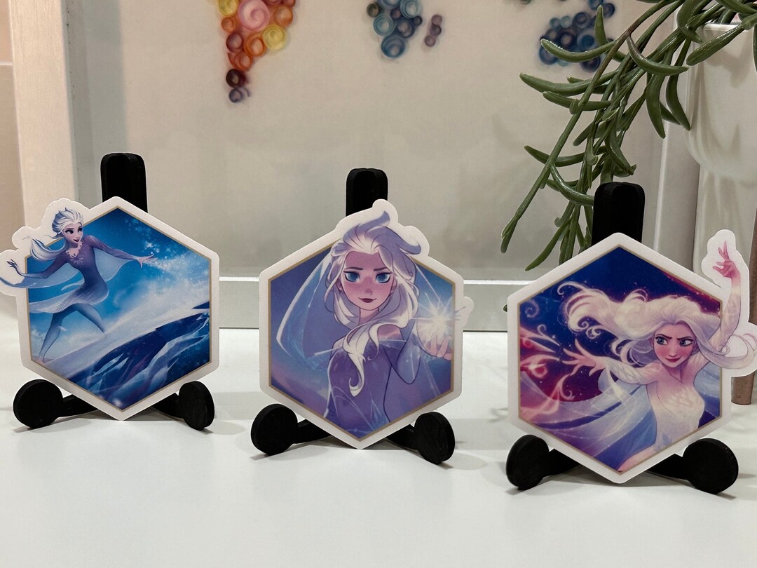 Lorcana Elsa Stickers Decals Frozen Spirit of Winter Snow Queen Ice ...