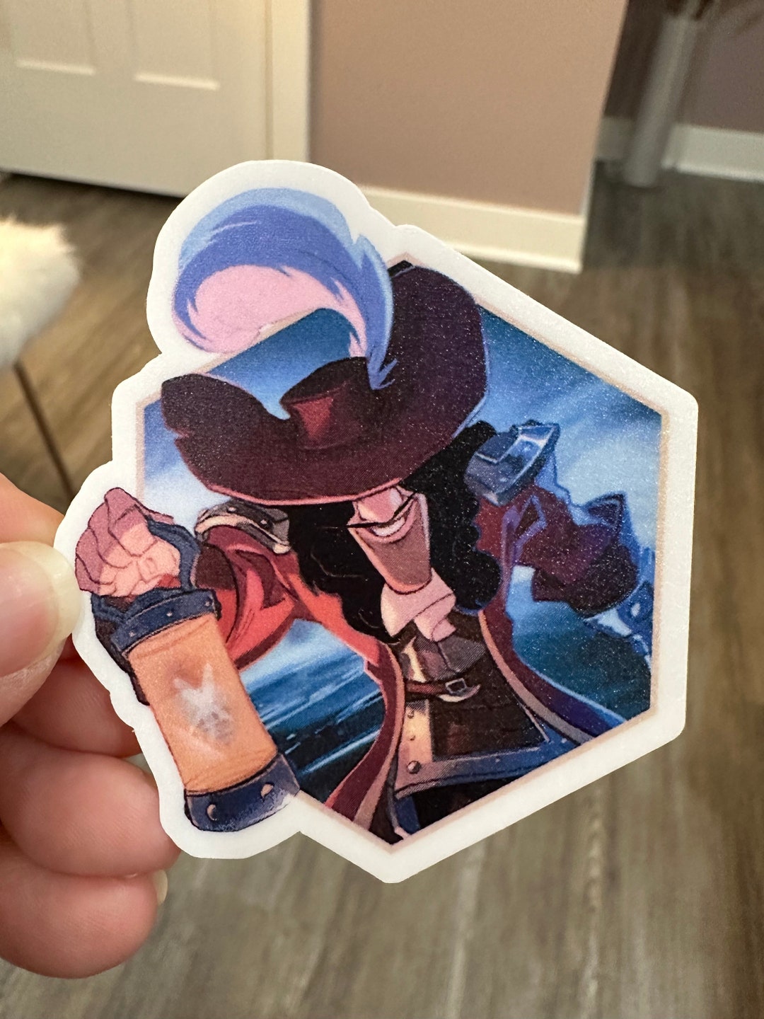 Lorcana Captain Hook Sticker | Decal | the First Chapter | Peter Pan ...