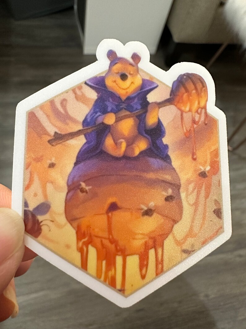 Lorcana Hunny Wizard Sticker | Waterproof Vinyl Decal - Etsy