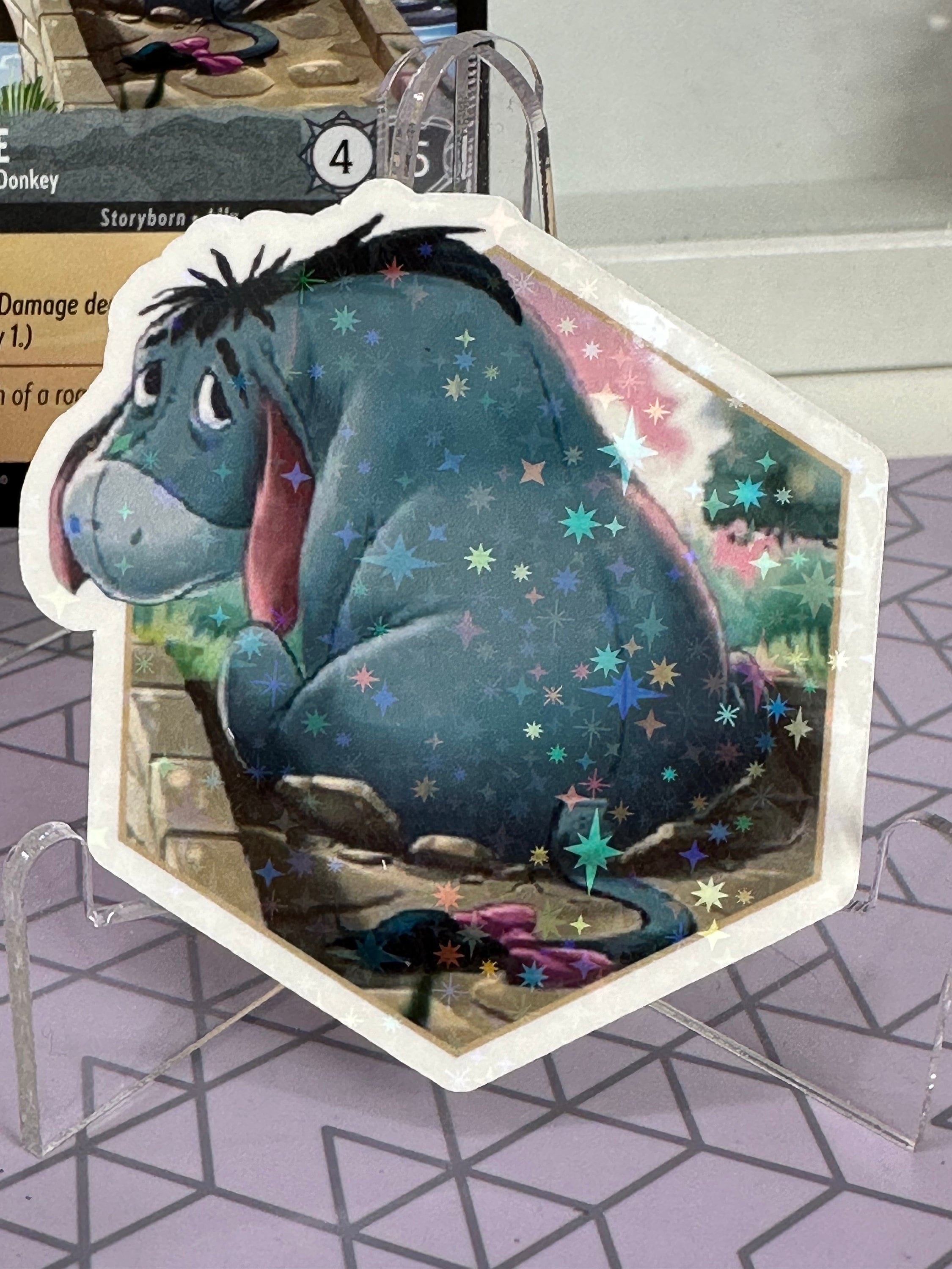 Lorcana Eeyore Sticker | Decal | Into the Inklands | Winnie the Pooh ...
