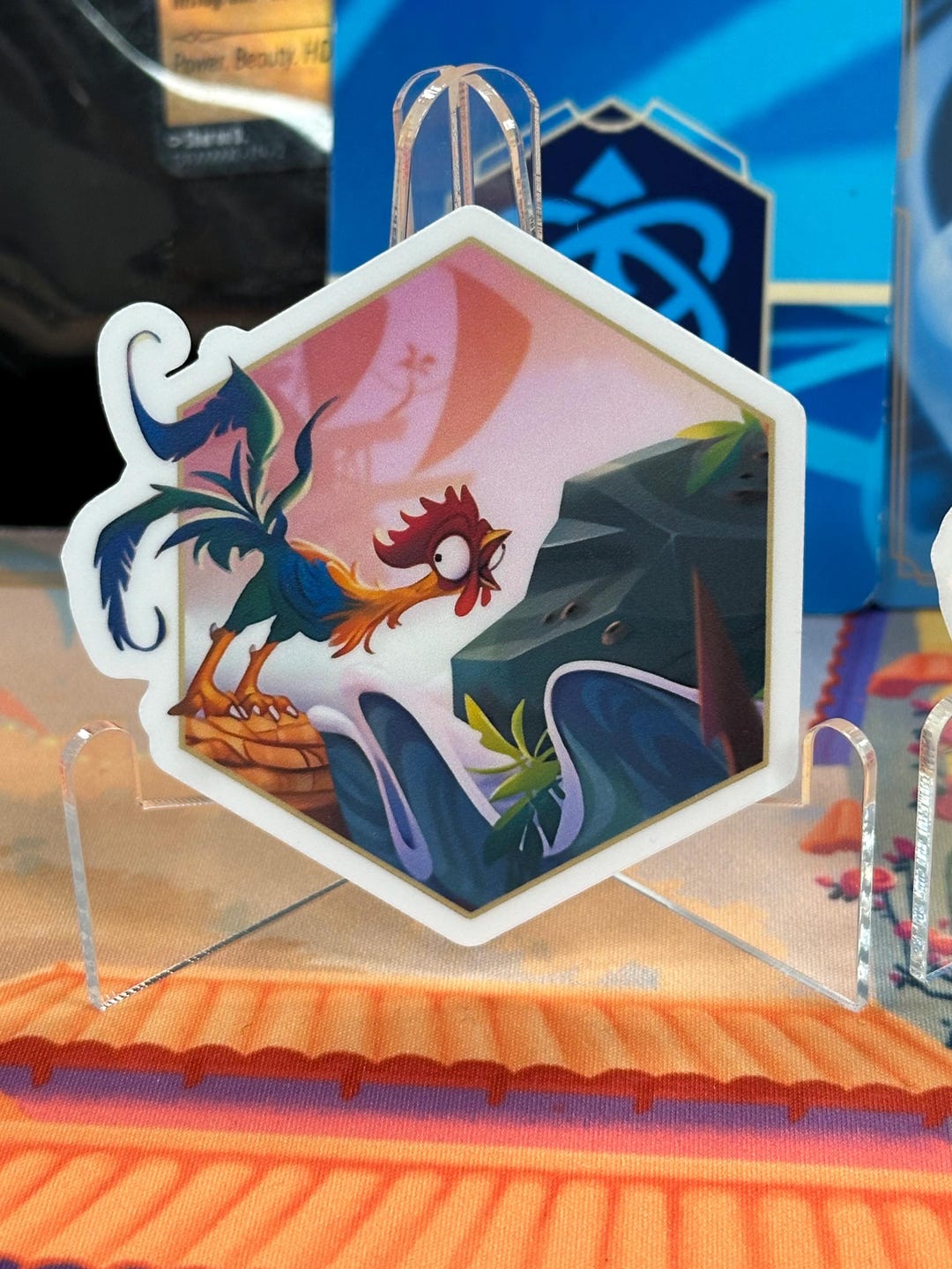 Lorcana Heihei Not-so-tricky Chicken Sticker | Decal | Azurite Sea ...