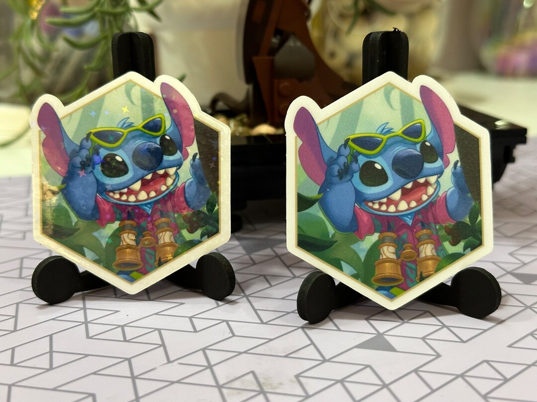 Lorcana Stitch Sticker Decal Into the Inklands Stitch Covert Agent Lilo ...