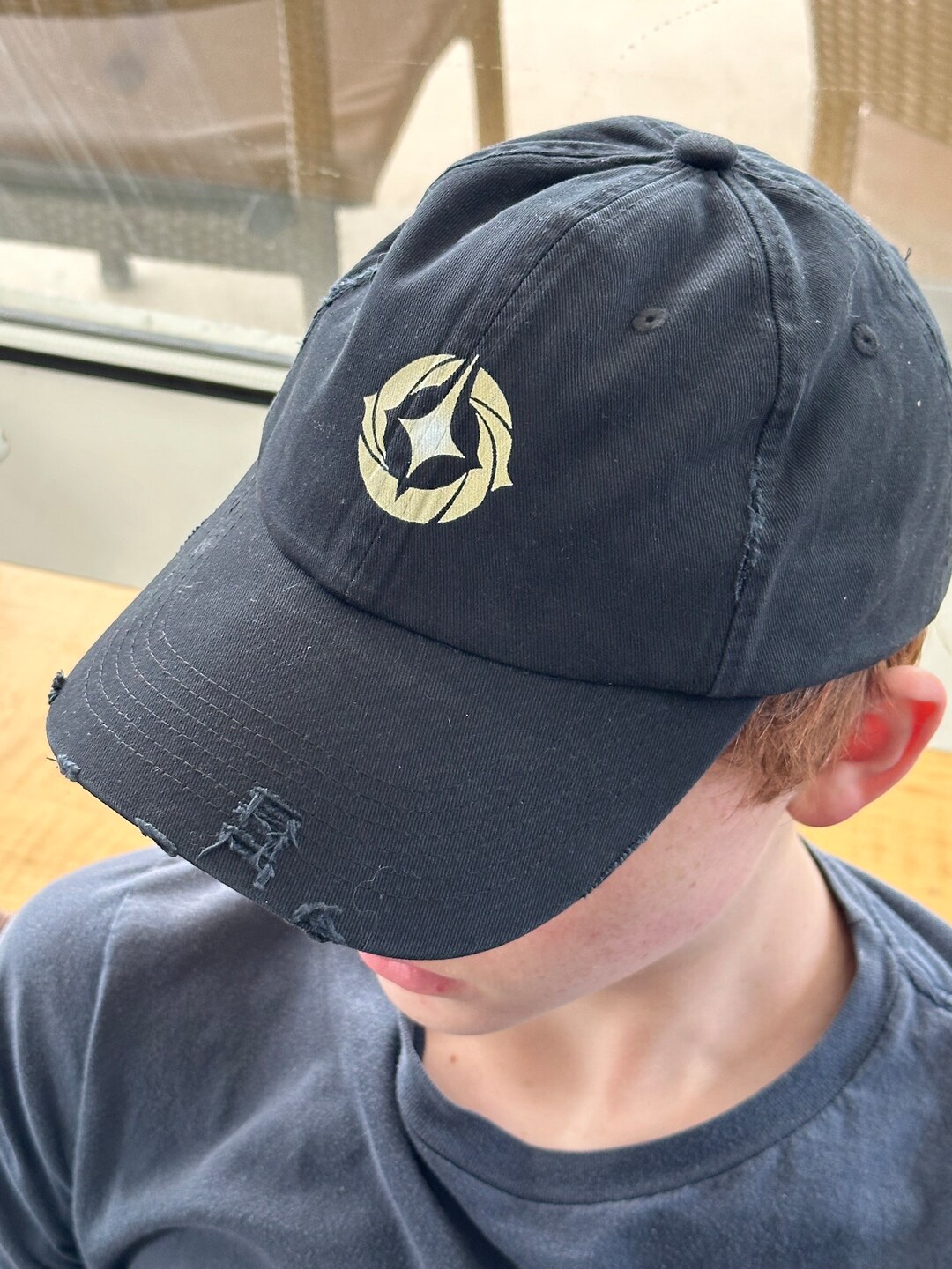 Lorcana Lore Logo Black Unisex Distressed Cap Hat - Etsy