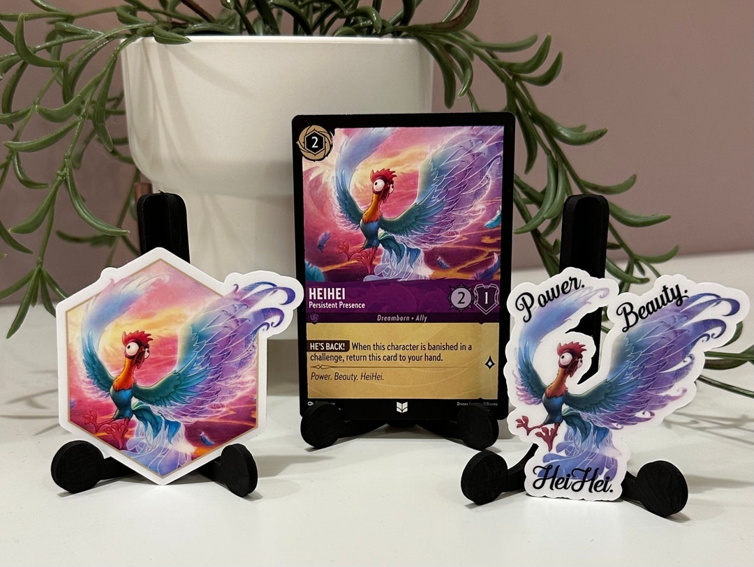 Lorcana Hei Hei Decals | Stickers | Boat Snack | Persistent Presence ...