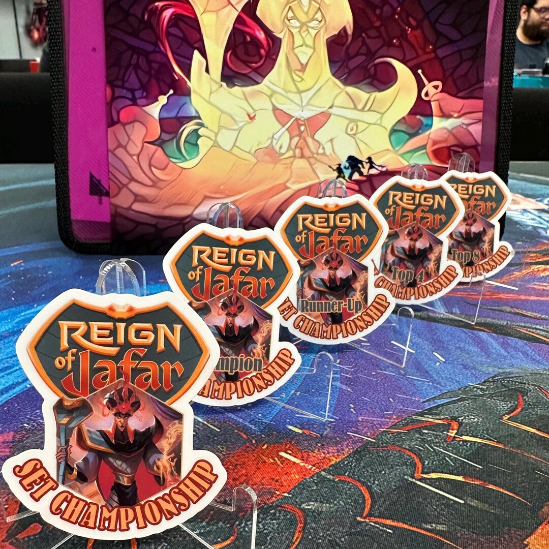 Lorcana Reign of Jafar Set Championship Decals Stickers | Waterproof ...