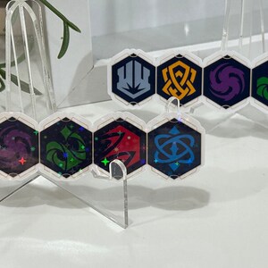 Lorcana Ink Set Decals | Ink Stickers | Amethyst Amber Ruby Steel ...