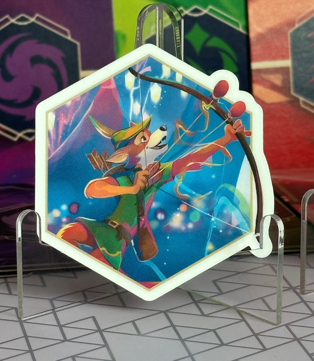 Lorcana Robin Hood Sharpshooter Enchanted Decal | Shimmering Skies ...