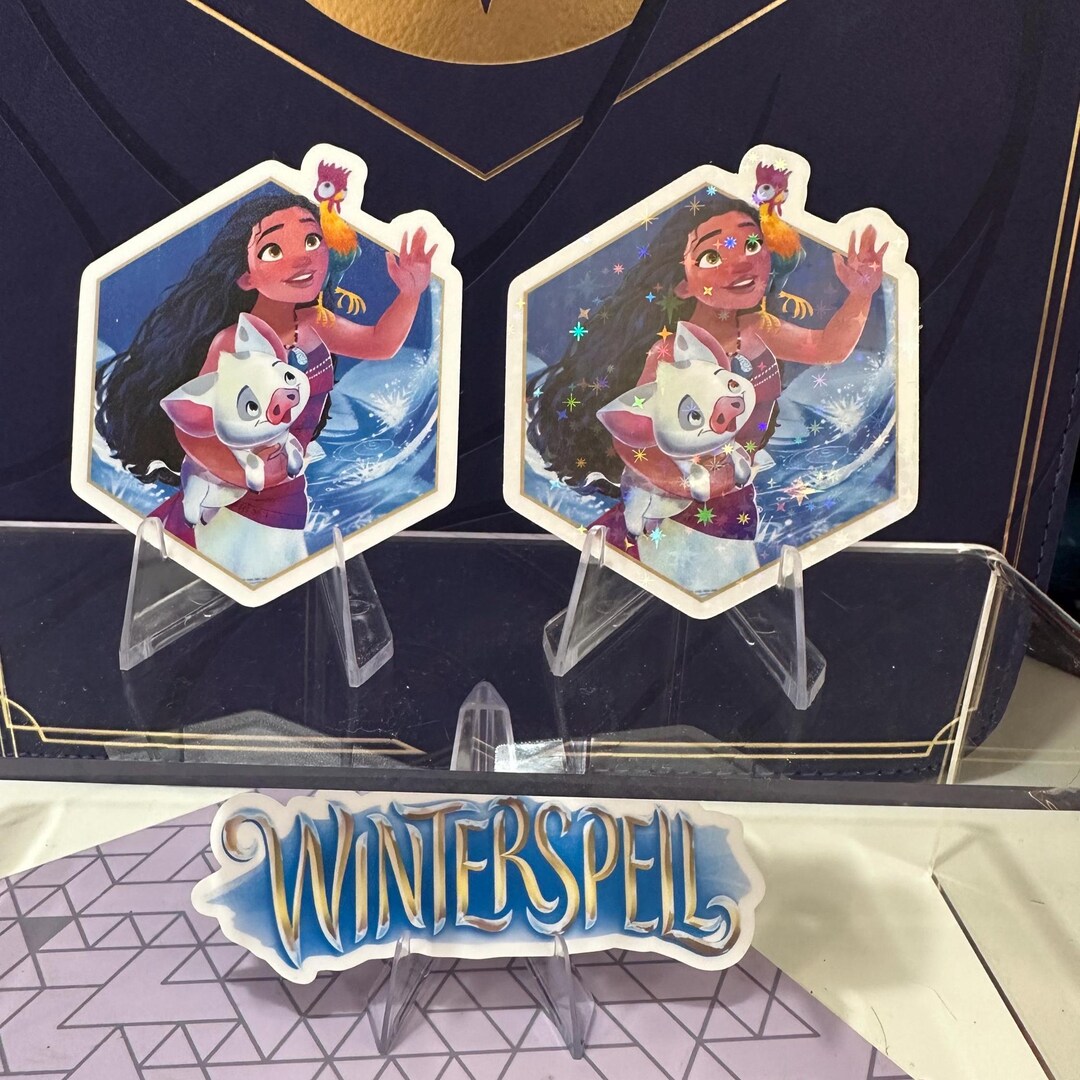 Lorcana Heihei With Moana and Pua Sticker | Decal Vinyl Water Resistant ...