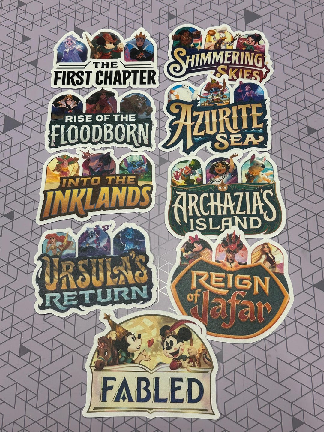 Lorcana Set Graphic Binder Decals | Stickers | First Chapter Through ...