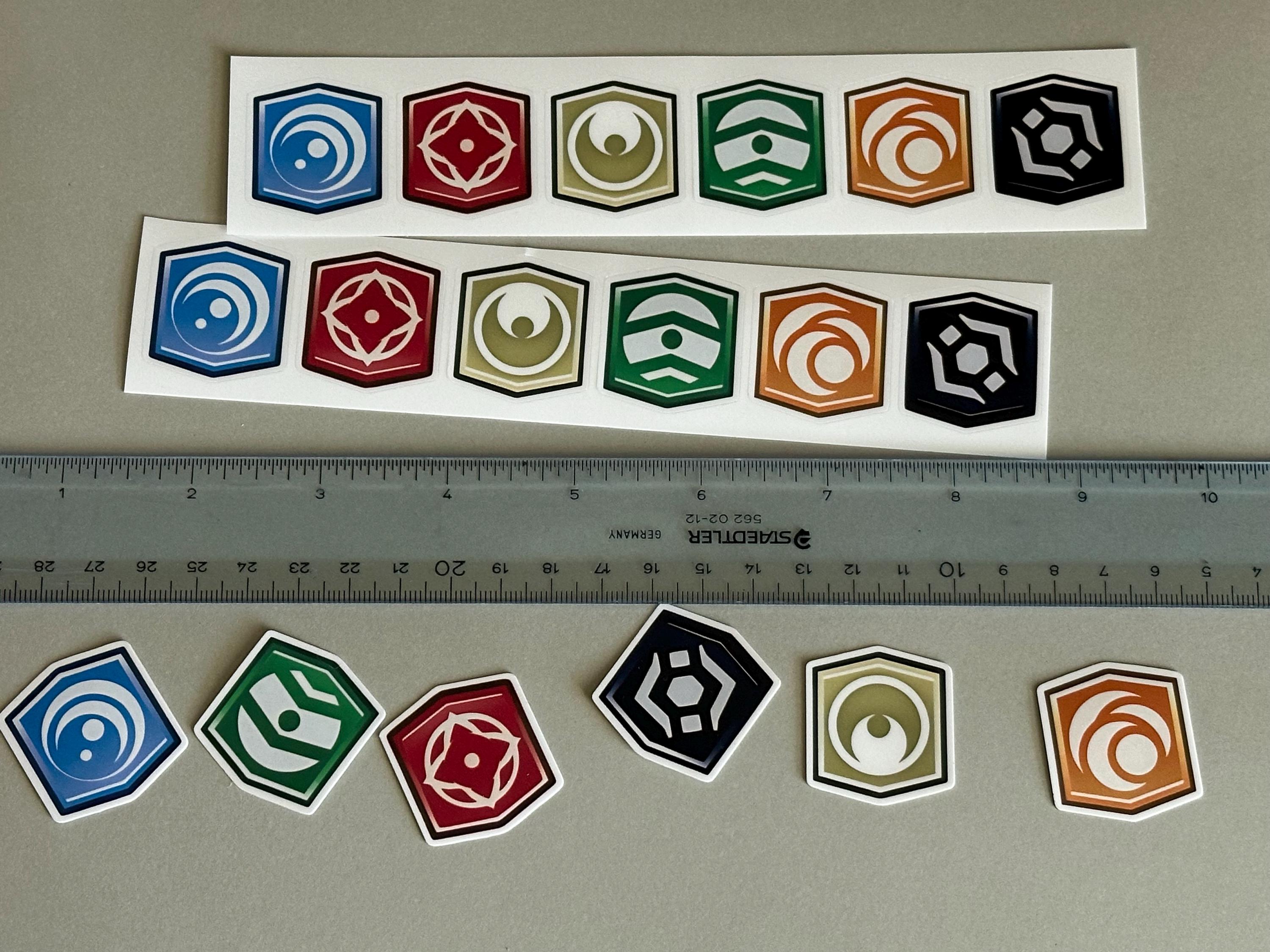 Star Wars Unlimited Aspect Labels Sticker Decals | SWU Binder Box ...