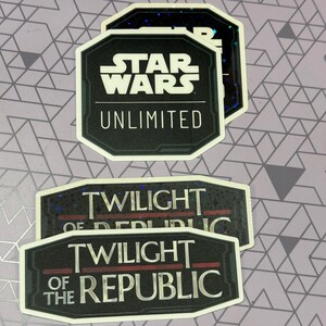 Star Wars Unlimited Set Labels/stickers Decals | SWU Binder Box ...