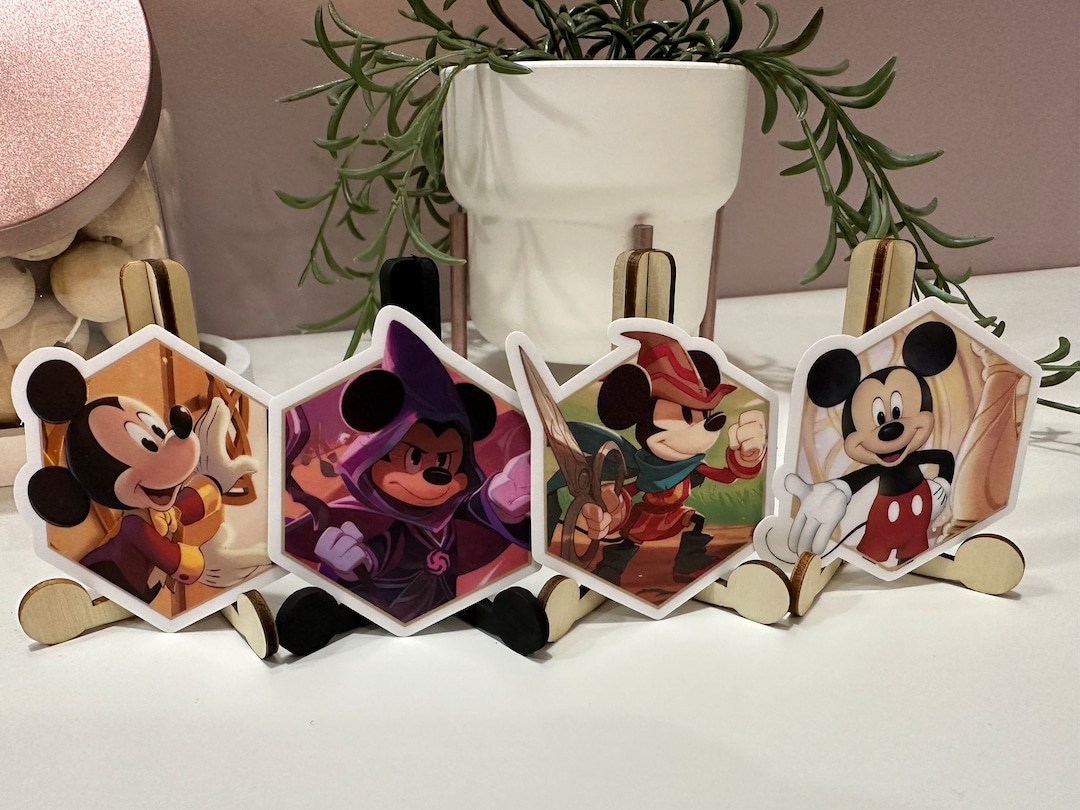 Lorcana Waterproof Vinyl Decals Stickers Mickey BLT, Sorcerer, True ...