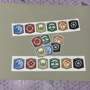 Star Wars Unlimited Aspect Labels Sticker Decals | SWU Binder Box ...