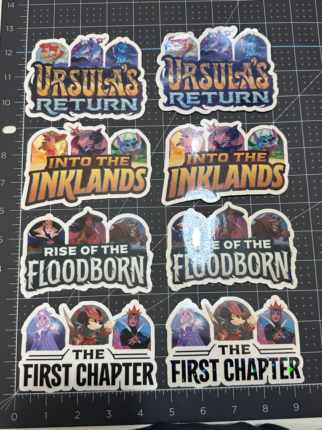 Lorcana Set Graphic Binder Decals Stickers First Chapter Floodborn ...