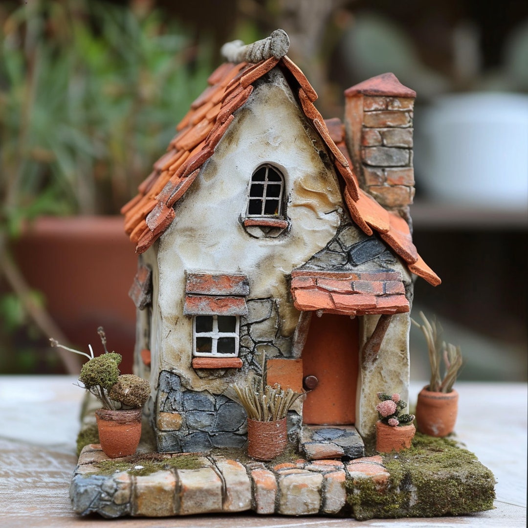Clay Miniature Seaside Houses for Beachside Bliss - Etsy