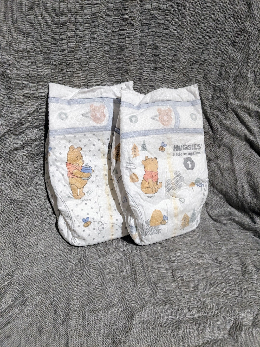 Size 1 Huggies Diapers With Winnie the Pooh Theme Reborn Accessories - Etsy