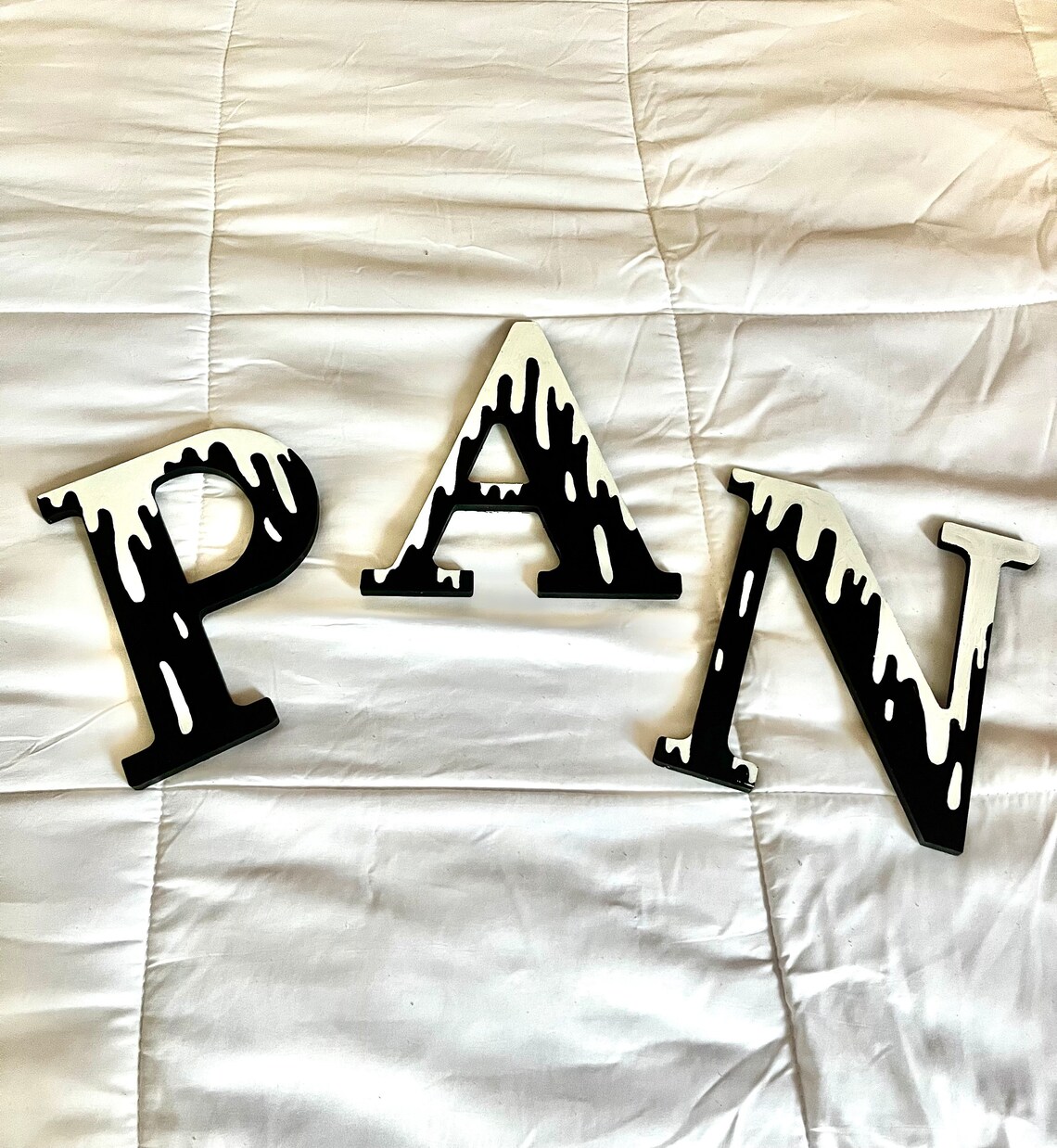 Custom Painted Wood Letters - Etsy