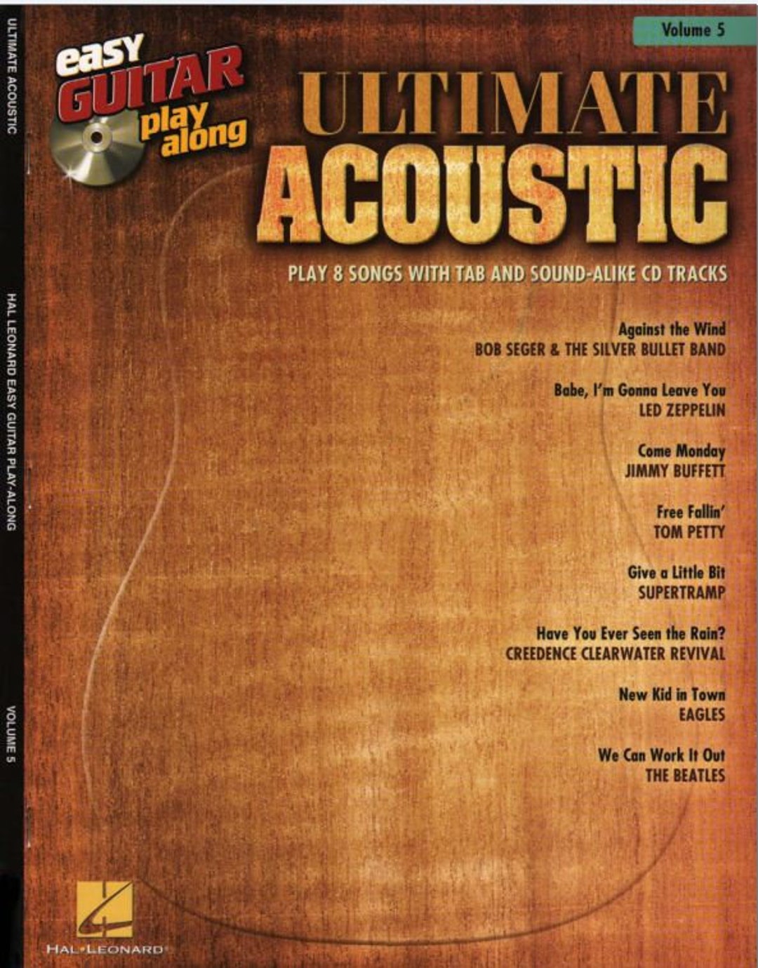 Guitar Easy Play Along Ultimate Acoustic Play 8 Song With Tab and Sond ...