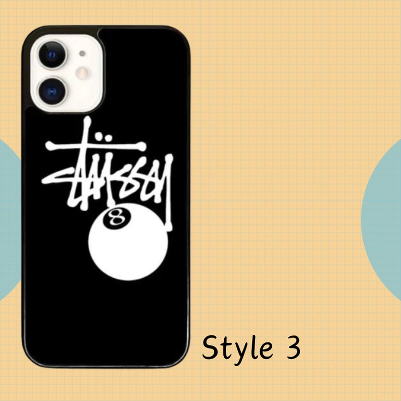 New Inspired Eight Stussy Ball Phone Case for iPhone 15 14 13 12 11 ...