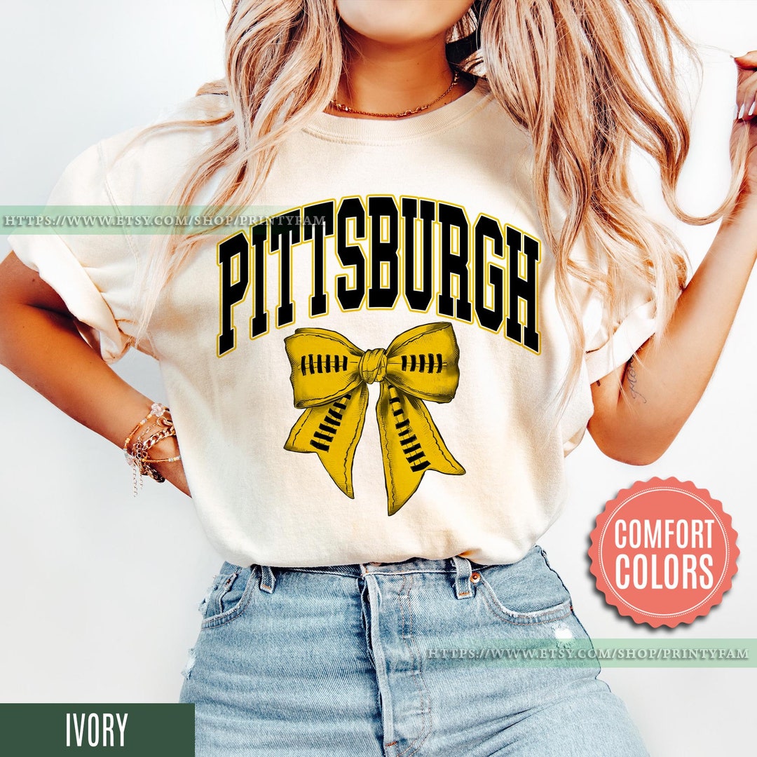Pittsburgh Football Comfort Colors T-shirt, Vintage Unisex Pittsburgh ...