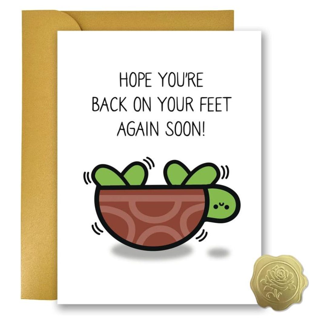 Get Well Soon Card, Funny Get Well Card, After Surgery Recovery Gifts ...
