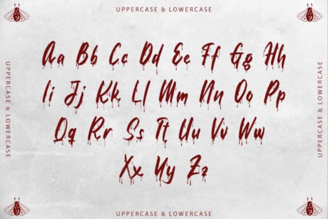 Drippy Message Font, Horror Font, Cricut Font, Halloween Font, Modern ...