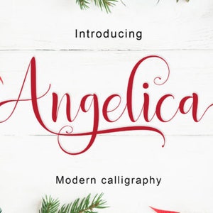 Angelica Font, Luxury Font, Cricut Font, Casual Font, Modern Font ...