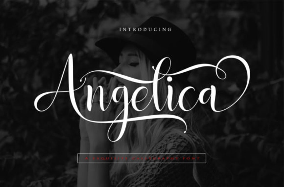 Angelica Font, Luxury Font, Cricut Font, Casual Font, Modern Font ...